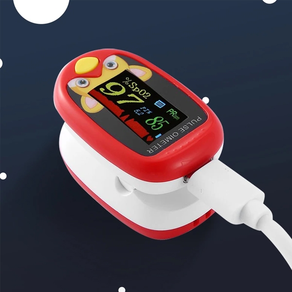 Rechargeable Children's Finger Pulse Oximeter with TFT Screen ...